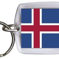 Schlüsselanhänger Keyholder - ISLAND - Gr. ca. 4x5cm - 81068 - WM ...