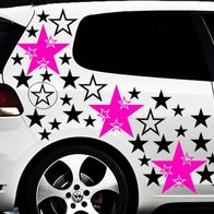 93-piece Star Star Car Sticker Set Sticker 1 Tuning WALL TATTOO Flowers ...