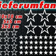 82 Star Star Car Sticker Set Sticker Tuning Shirt Stylin Wall tattoo ...