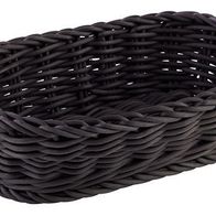 APS Brotkorb Brötchenkorb Systemkorb Buffetkorb 19 x 12 x 6 cm schwarz ...