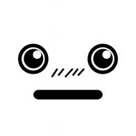 50x Aufkleber Smiley leicht schockiert 2cm, Sticker, Smileys, Smile ...