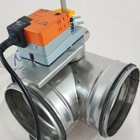 Bypassklappe Edelstahl V2A Motorklappe Erdwärmetauscher Belimo LM230/24 ...