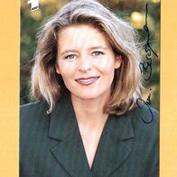 Ina Bergmann (Moderatorin - ARD Tagesschau) - persönlich signiert ...