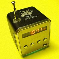 Cube Mini Radio Lautsprecher USB MP3 Micro SD Würfel Speaker ...