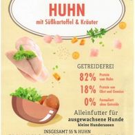 NaturFreund Mini Huhn mit Süßkartoffel & Kräuter 6 kg kaufen bei Hood.de