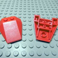 Lego 2 Keile 4x4 Rot Positiv Cockpit Nummer 6069 kaufen bei Hood.de