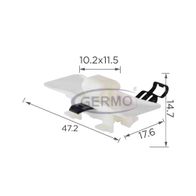 10 x Befestigungsclip Seitenverkleidung Zierleisten für Mercedes ...