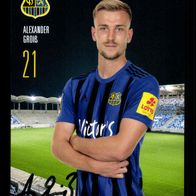 Alexander Groiß Autogrammkarte 1 FC Saarbrücken 2021-22 Original ...