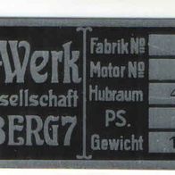 Ardie Typenschild , Blanko, Alu, Neu, Motorrad, Oldtimer, Klassiker ...