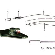 Peitz Handbremse für PAV/ SR Auflaufbremsen, Handbremshebel mit Maß X ...