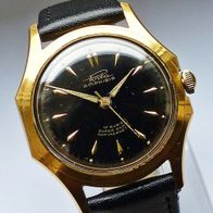 Schöne Porta Amphibia Black 17Jewels Herren Vintage Armbanduhr ...