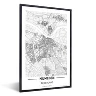 Poster - 80x120 cm - Stadtplan von Nijmegen kaufen bei Hood.de