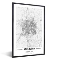 Poster - 40x60 cm - Stadtplan von Apeldoorn kaufen bei Hood.de