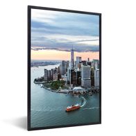 Poster - 80x120 cm - Luftbildaufnahme von New York kaufen bei Hood.de