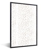 Poster - 80x120 cm - Druck - Safari - Weiß - Beige kaufen bei Hood.de