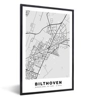 Poster - 80x120 cm - Stadtplan - Bilthoven - Grau - Weiß kaufen bei Hood.de