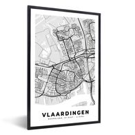 Poster - 60x90 cm - Stadtplan - Vlaardingen - Grau - Weiß kaufen bei ...