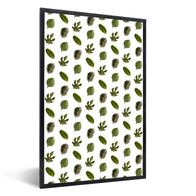 Poster - 80x120 cm - Blätter - Grün - Muster kaufen bei Hood.de