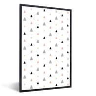 Poster - 80x120 cm - Dreieck - Muster - Farben kaufen bei Hood.de