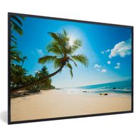 Poster - 90x60 cm - Strand - Meer - Sonne - Palme kaufen bei Hood.de