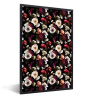 Poster - 80x120 cm - Blumen - Farben - Muster kaufen bei Hood.de