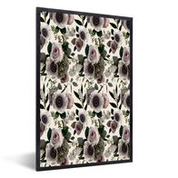 Poster - 80x120 cm - Blumen - Rosen - Blätter kaufen bei Hood.de