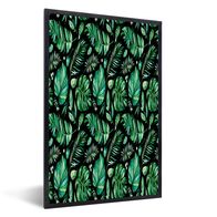 Poster - 80x120 cm - Vintage - Blätter - Pflanzen kaufen bei Hood.de