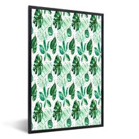 Poster - 80x120 cm - Vintage - Blätter - Punkte kaufen bei Hood.de