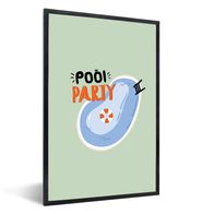 Poster - 60x90 cm - Sommer - Rettungsring - Pool kaufen bei Hood.de