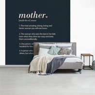 Fototapete - 240x240 cm - Mutter - Mama definition - Sprichwörter ...