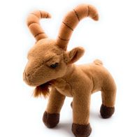 Plüschtier Stofftier Kuscheltier Ziege Alpensteinbock Steinbock Höhe 18 ...