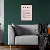 Poster - 20x30 cm - Wörterbuch - Mutter - Mama definition - Zitate ...