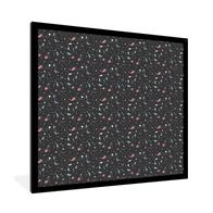 Poster Bilder - 40x40 cm Terazzo - Muster - Struktur (Gr. 40x40 cm ...