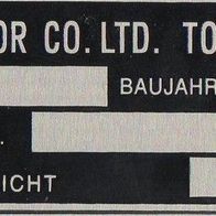 Typenschild Honda, Alu Blanko, Neu, Motorrad, Oldtimer kaufen bei Hood.de