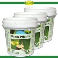 Schacht 3x 1Kg Baum-Pflaster gegen Wundinfektion Garten Schnitt Heilung ...