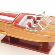 Casa Padrino Luxus Holzboot Speedboot Riva Aquarama Naturfarben / Rot ...