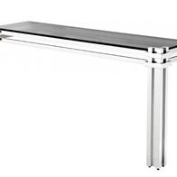 Casa Padrino Luxus Konsole Edelstahl / getöntes Glas - Konsolen Tisch ...