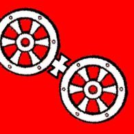 Aufkleber Fahne Flagge Mainz in verschiedene Größen kaufen bei Hood.de