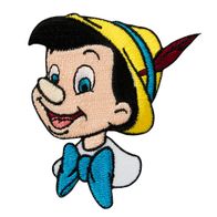 Mono Quick 16049 Pinocchio Kopf Applikation, Bügelbild Aufnäher Disney ...