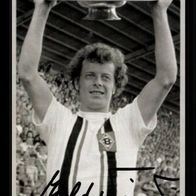 Herbert Wimmer Autogrammkarte Borussia Mönchengladbach Deutscher ...