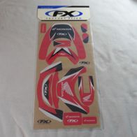 Dekorsatz Aufkleber Sticker universal leatt brace passt an Honda Crf ...