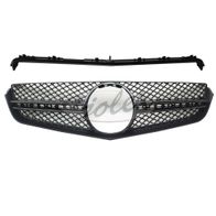 Sport Design Kühlergrill schwarz für Mercedes E-Klasse Coupe Cabrio ...