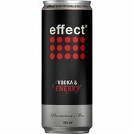 effect Vodka & Energy 10%vol 0,33L Dose, 12er Pack ( 12x0,33L ) EINWEG ...