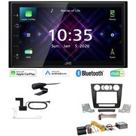 JVC Autoradio Apple CarPlay Android DAB+ für BMW 1er manuelle Klima mit ...