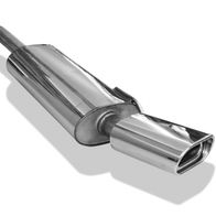 Fox Auspuff Sportauspuff für VW Corrado 16V 2.0l 16V 100kW 135x80 Typ ...