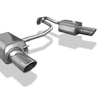 Fox Duplex Auspuff Sportauspuff Komplettanlage für Hyundai Coupe GK 2 ...