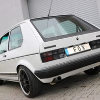 Fox Auspuff Sportauspuff Komplettanlage für VW Golf I 1.8l 82kW 1983 ...