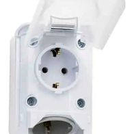 Doppelsteckdose mit Deckel Außermotage IP44 AQUA Serie besondere ...