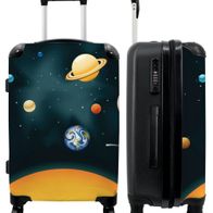 Großer Koffer - 90 Liter - Planeten - Weltraum - Erde - Kinder ...