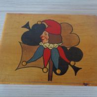 Romme Karten in Holzschachtel - vollständig - DDR- Deckblatt selten ...